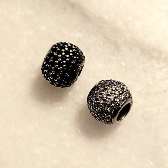 Pandora | Jewelry | Pandora Cz Pave Charms | Poshmark